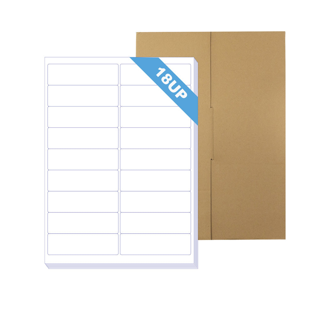 A4 Format Rectangle Labels 100x30mm 18 Labels Per Sheet-100 Sheets – Blumax