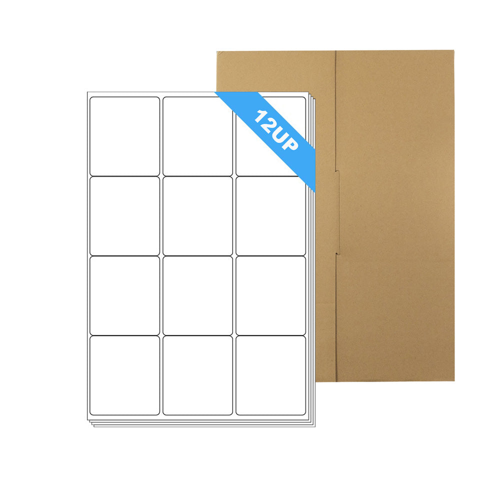 Versatile A4 Rectangle Removable Labels-63.5 x 72mm, 12 Labels Per ...