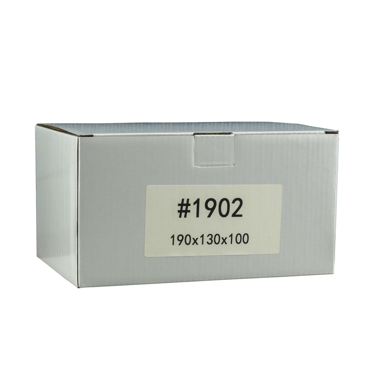 Spacious 190mm x 130mm x 100mm White Carton Cardboard Shipping Box – Blumax