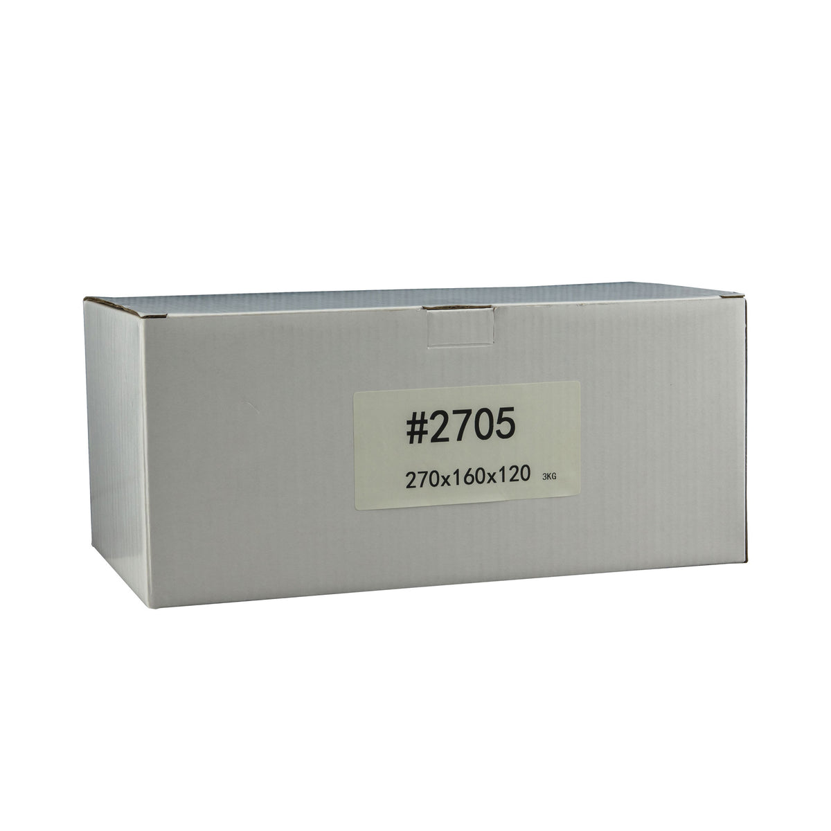 Spacious 50x 270mm x 160mm x 120mm White Carton Cardboard Shipping Box ...